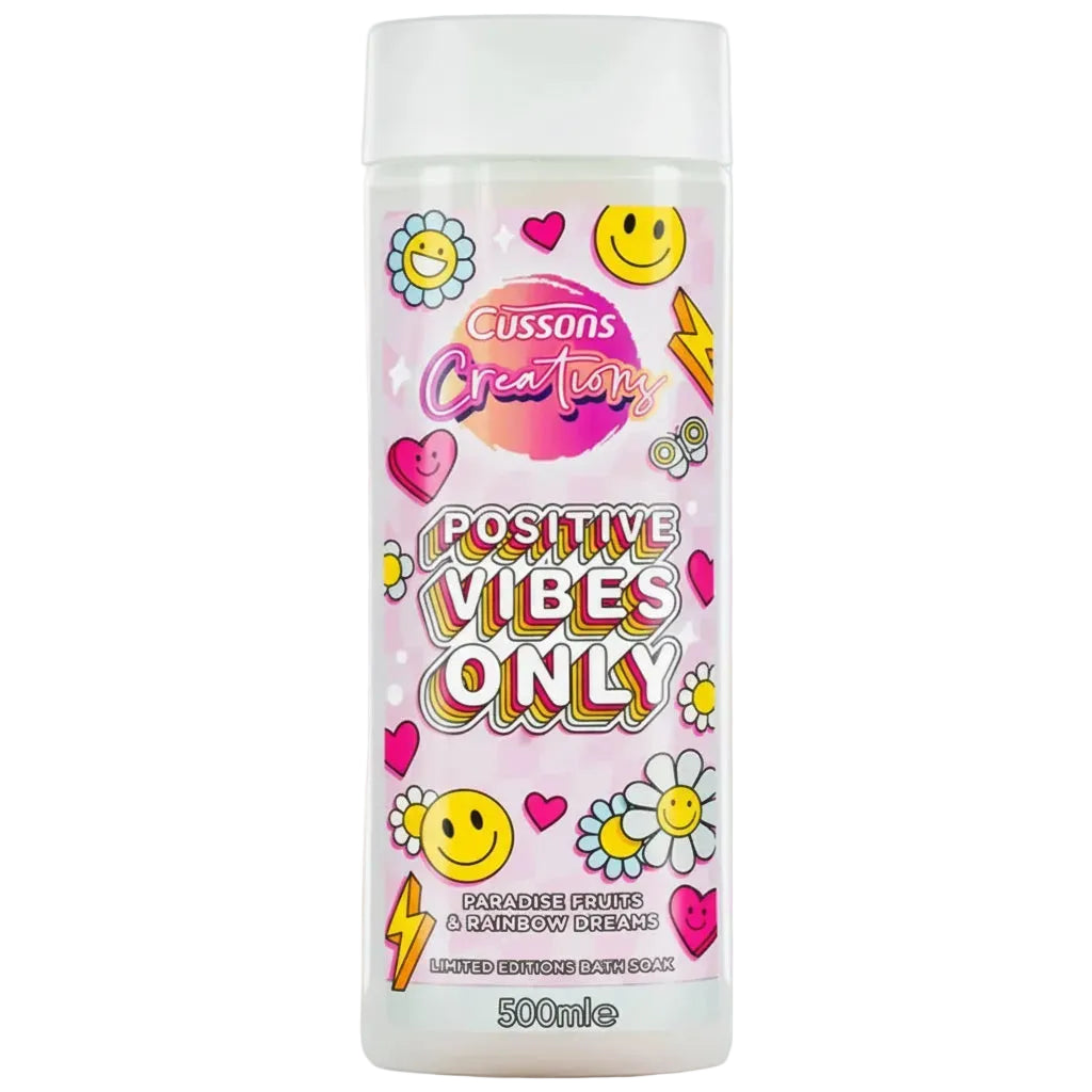CUSSONS Creations - BATH SOAK - POSITIVE WIBES ONLY - 500ml ...