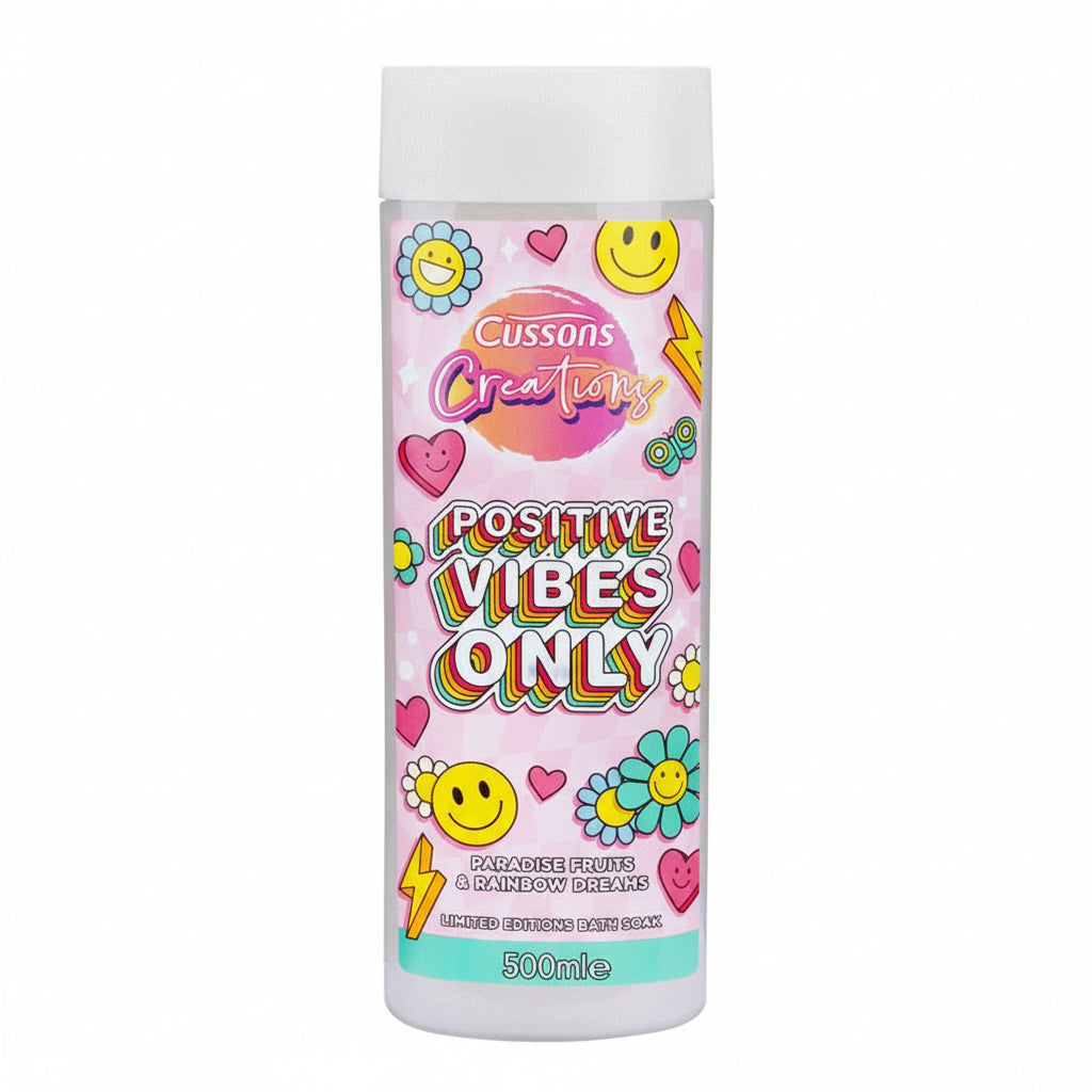 CUSSONS Creations - BATH SOAK - POSITIVE WIBES ONLY - 500ml ...