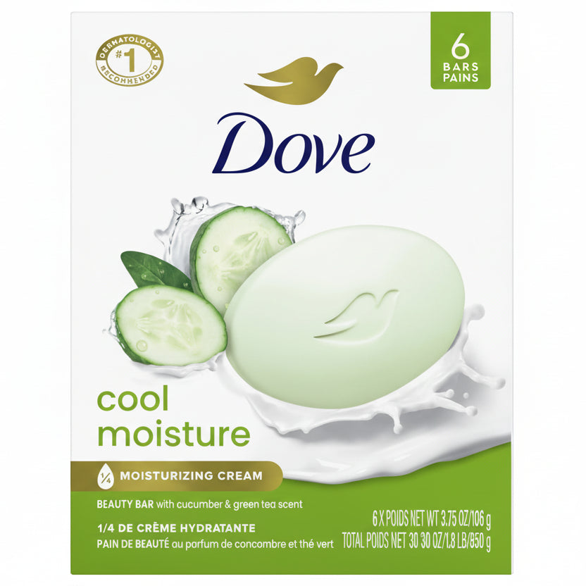 Dove Soap - Cool Moisture - US - Beauty Bar - 106g | JodiaBaazar.com ...