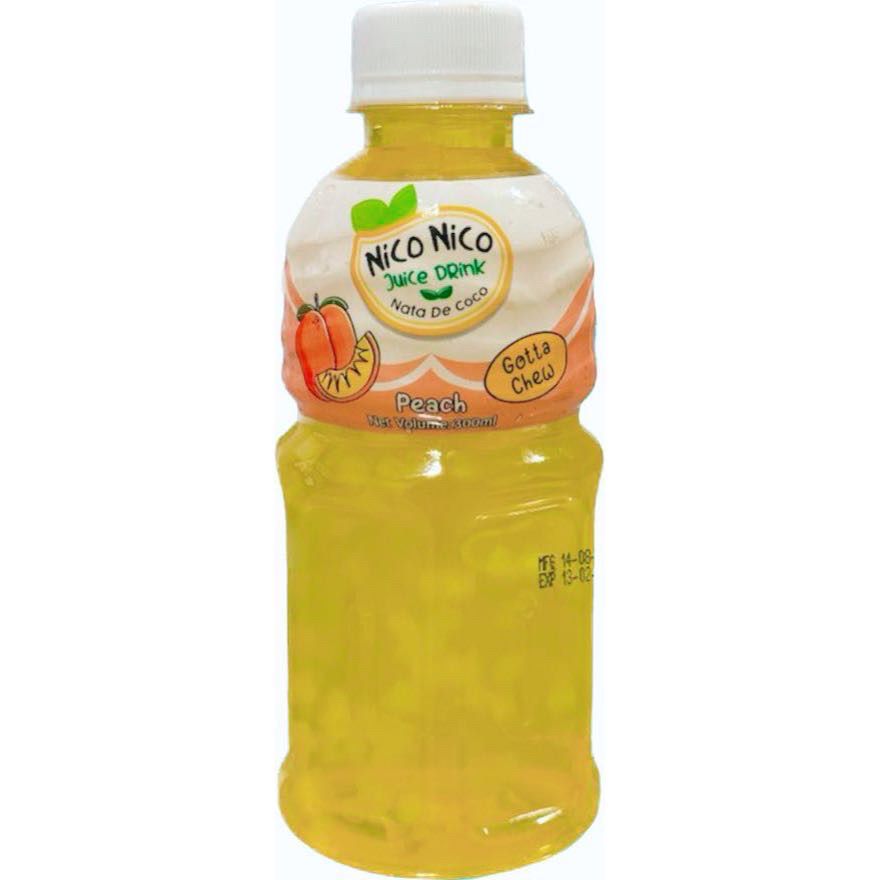Nico Nico - Peach Juice With Nata De Coco | Jodiabaazar.com – JodiaBaAzar.com