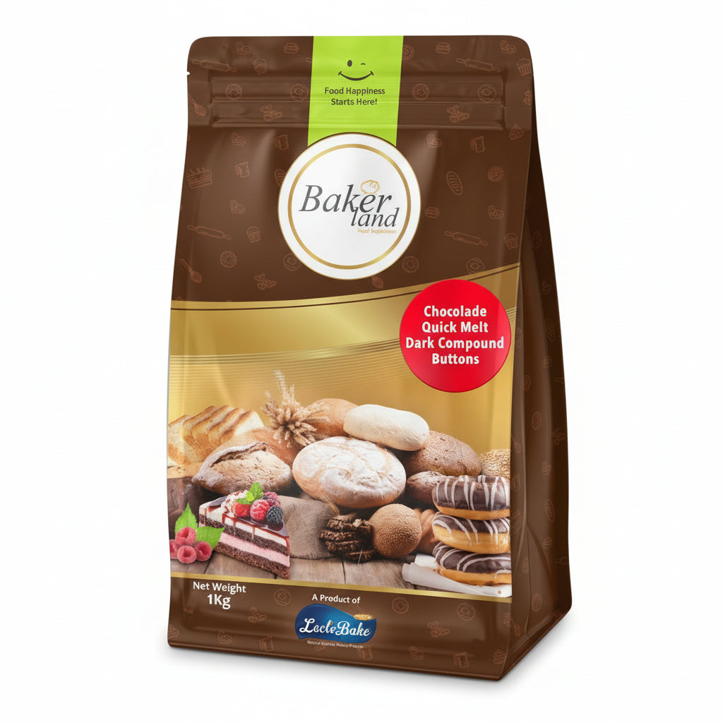 Lactobake - Chocolate Chips - Chocolade Dark Compound Buttons - 1 KGs | JodiaBaazar.com ...