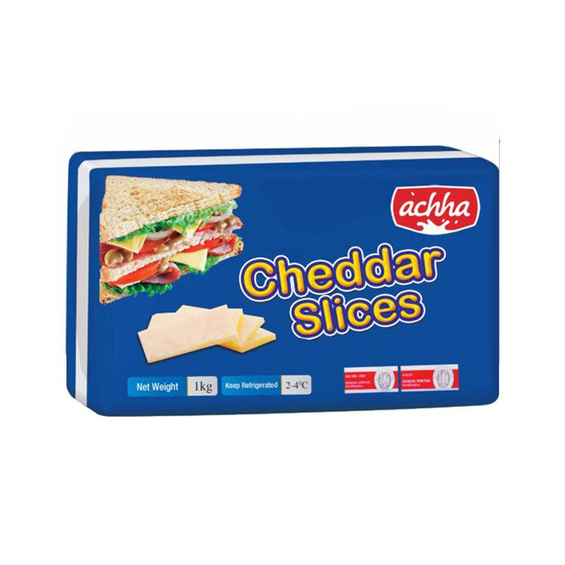 ACHHA - Cheddar Cheese Slice - 1 KG | Jodiabaazar.com – JodiaBaAzar.com